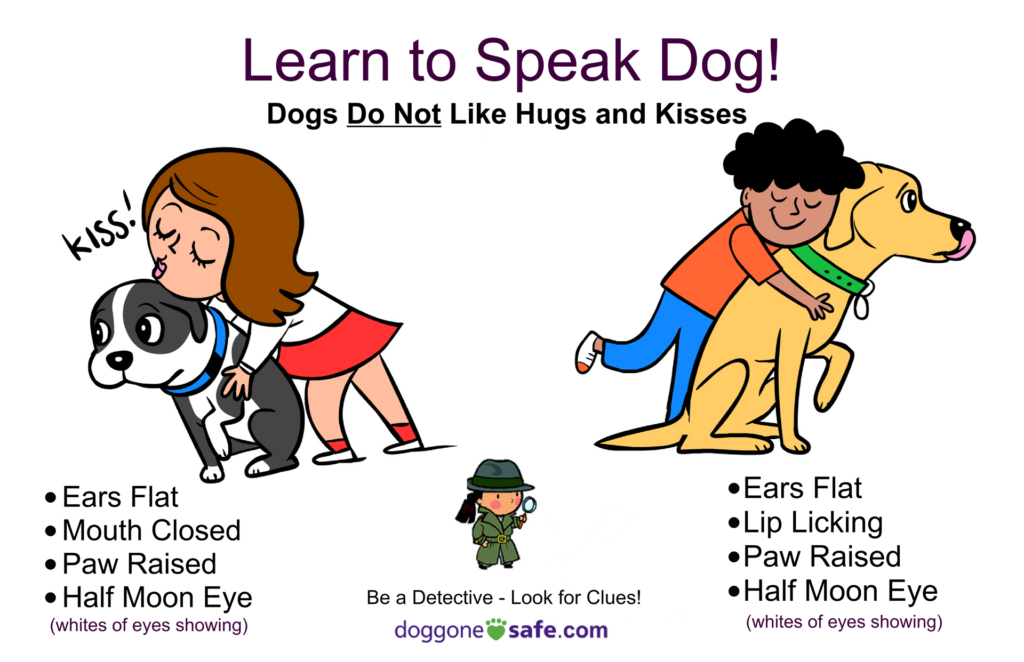Be a Dog Detective - Dogs Do Not Like Hugs and Kisses - Pet ...