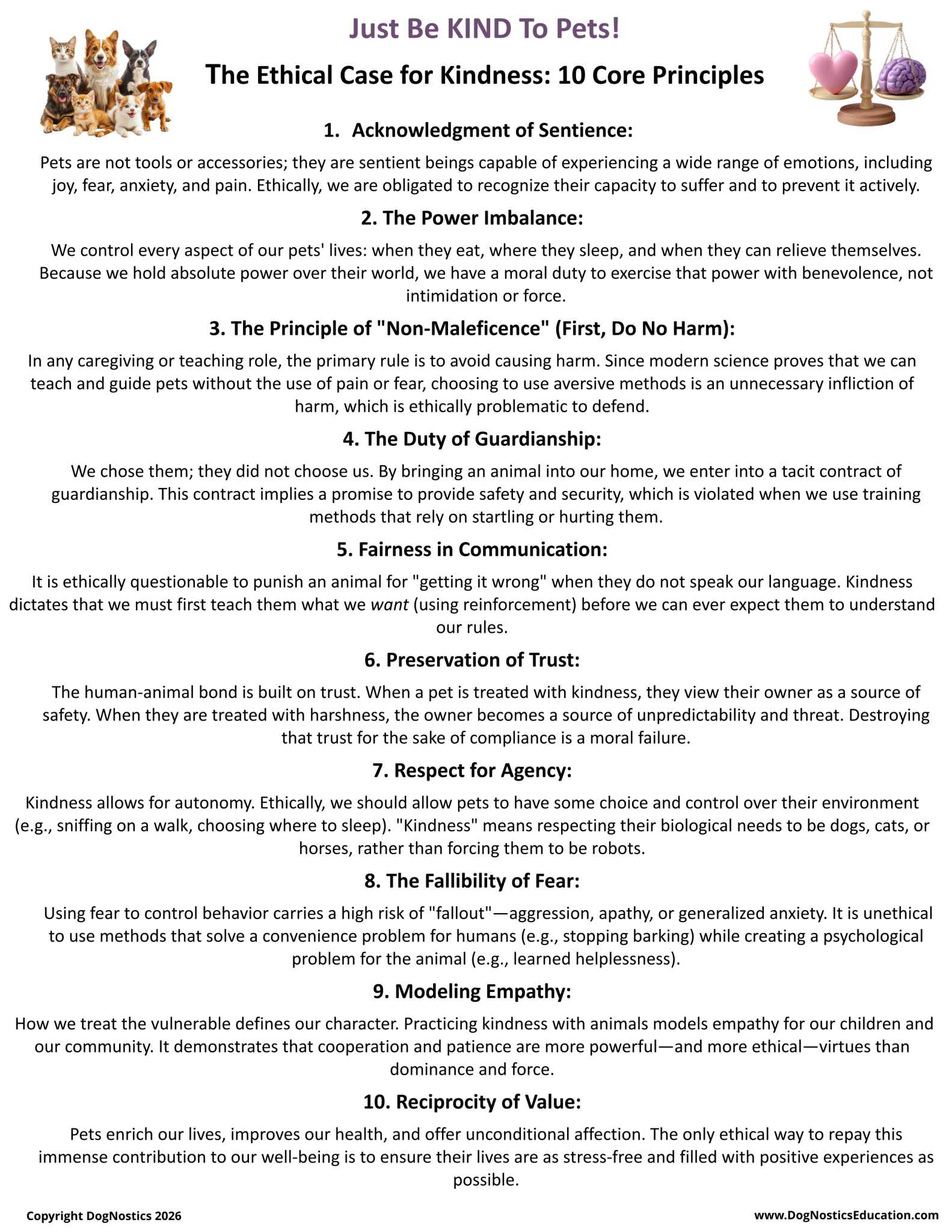 Kindness and Cooperation: A Promise to Our Pets - Pet Professional Guild